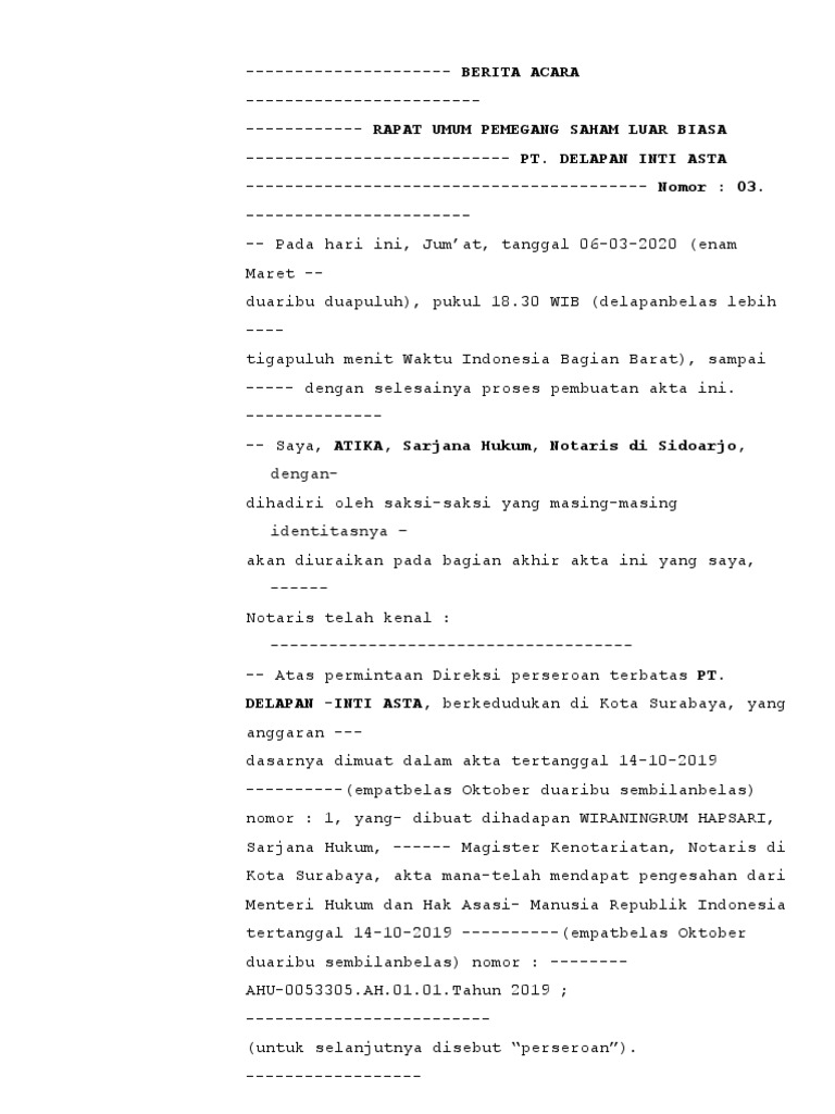 Bar-Pt. Delapan Inti Asta | PDF