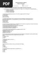 4th Grading Exam in Filipino 9 | PDF