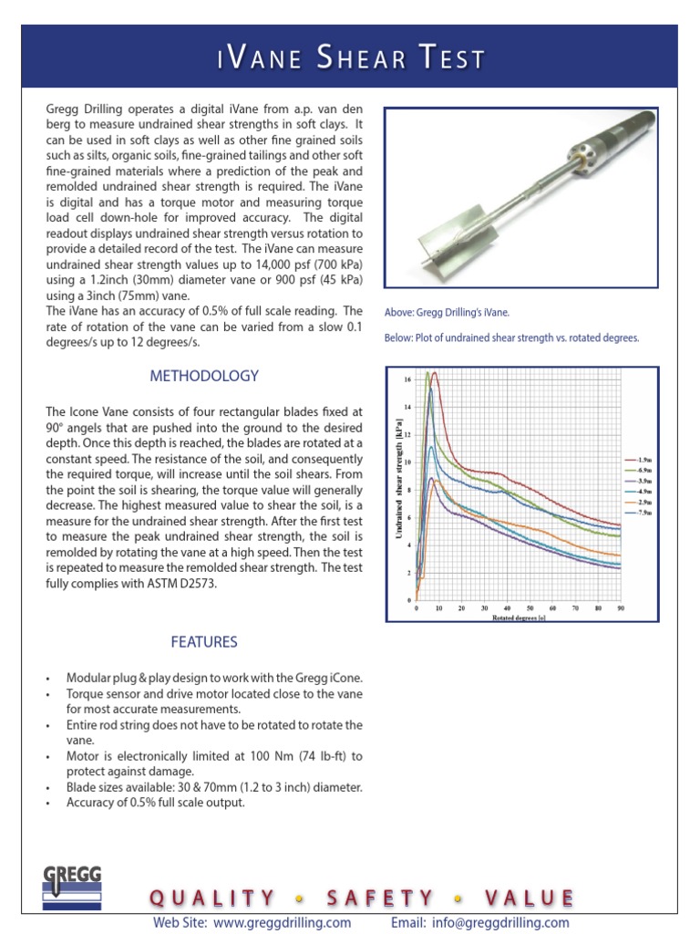 I Vane | PDF | Soil Mechanics | Materials