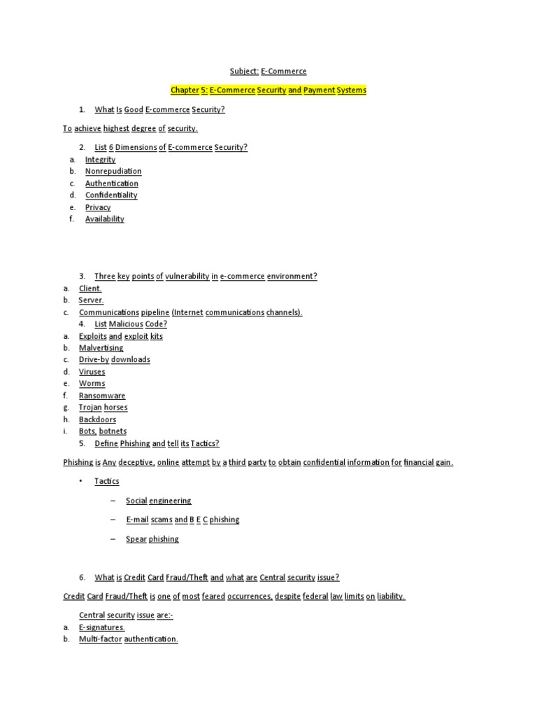 E-Commerce_For_final_exam | PDF