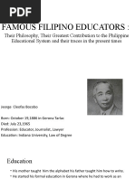 20 Filipino Scientist and Their Contributions | PDF | Science & Mathematics