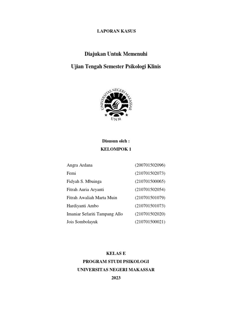 Laporan Kasus Yang Benar | PDF