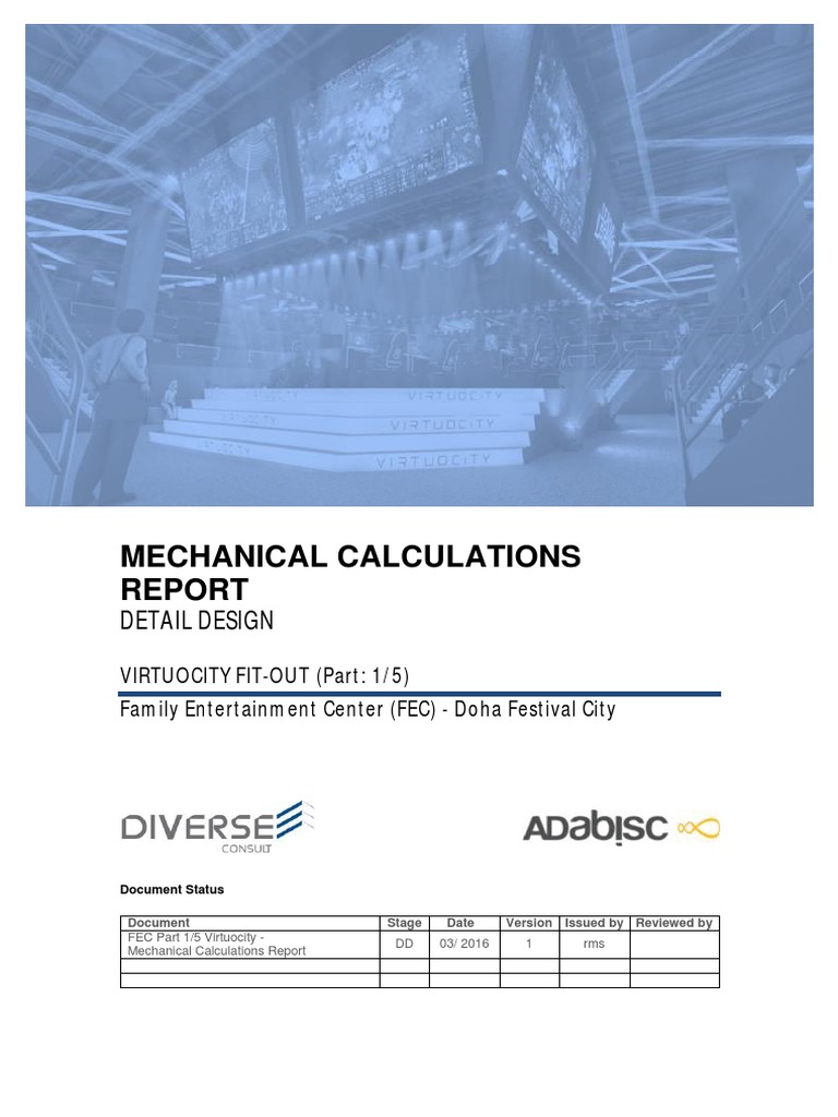 Mechanical Design Calculations for FEC | PDF