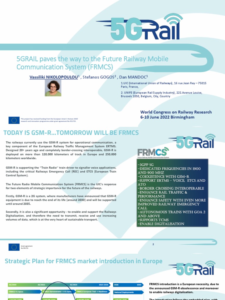 5GRAIL: Advancing FRMCS for Railways | PDF | Telecommunications | Computing