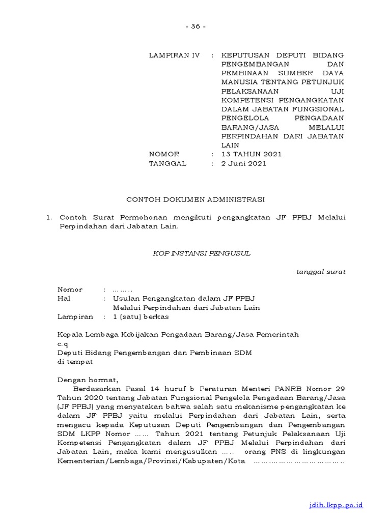 Contoh Dokumen Administrasi | PDF