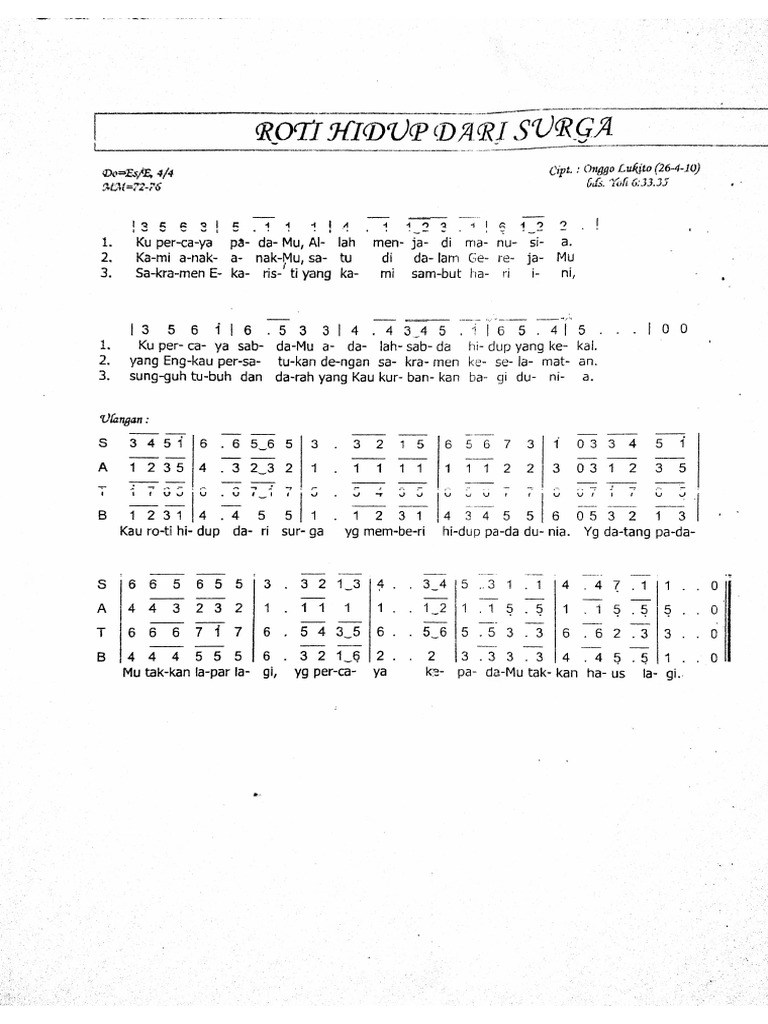 Roti Hidup Dari Surga | PDF