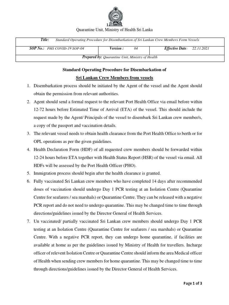 SOP-04-Version-04-Disembarkation-of-Sri-Lankan-Crew-from-Vessels-1 ...