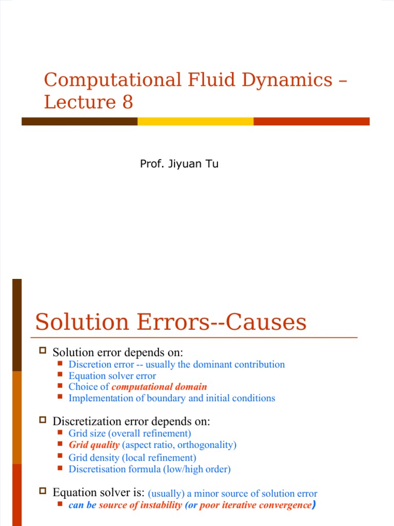 RMIT - Cfd.lecture.08 230605a | PDF | Computational Fluid Dynamics ...
