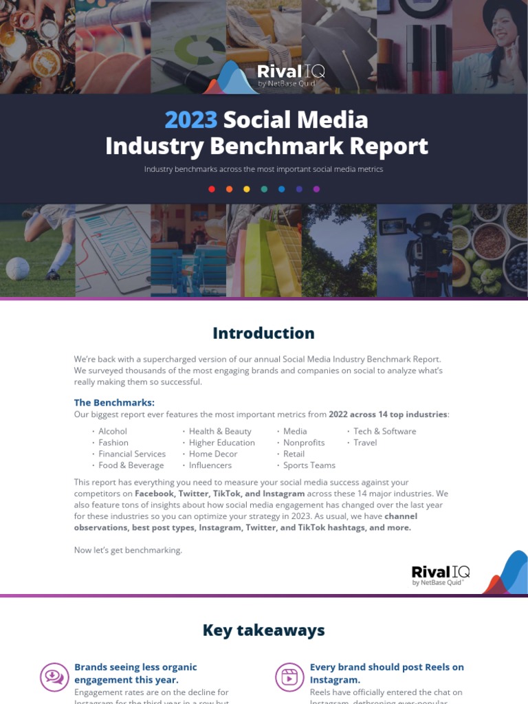 2023 Social Media Benchmark Report | PDF