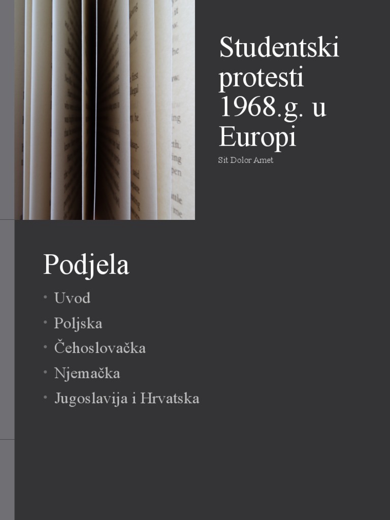 Studentski Protesti 1968 | PDF