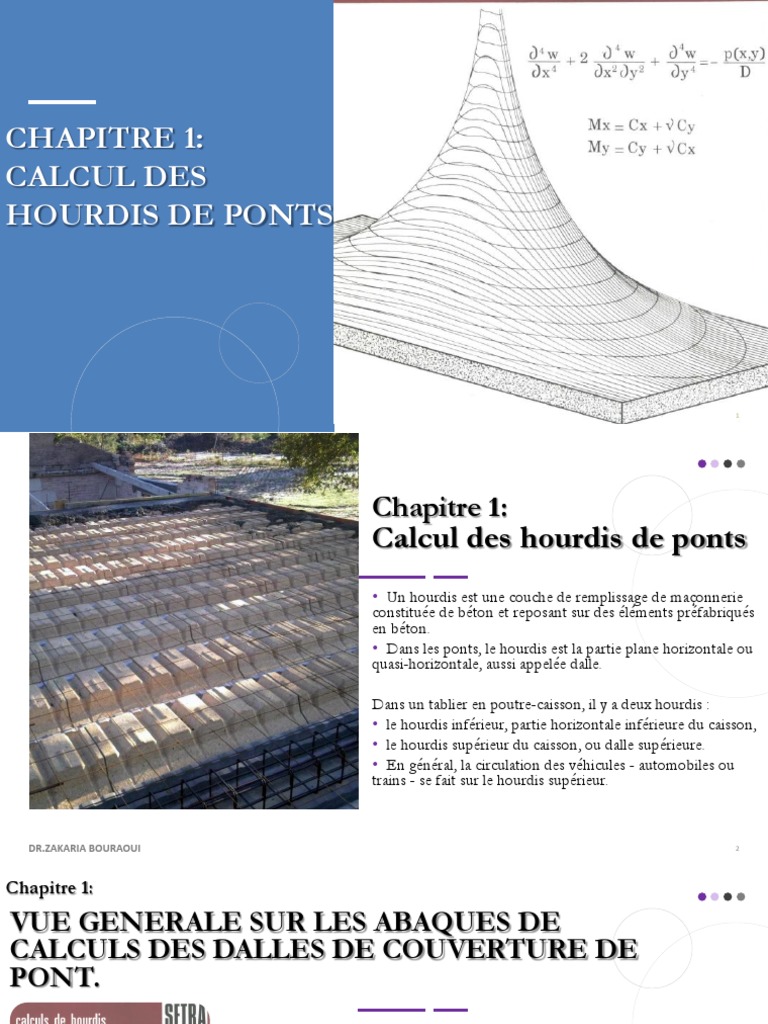 Calcul des hourdis de ponts | PDF | Pont | Poutre (Structure)