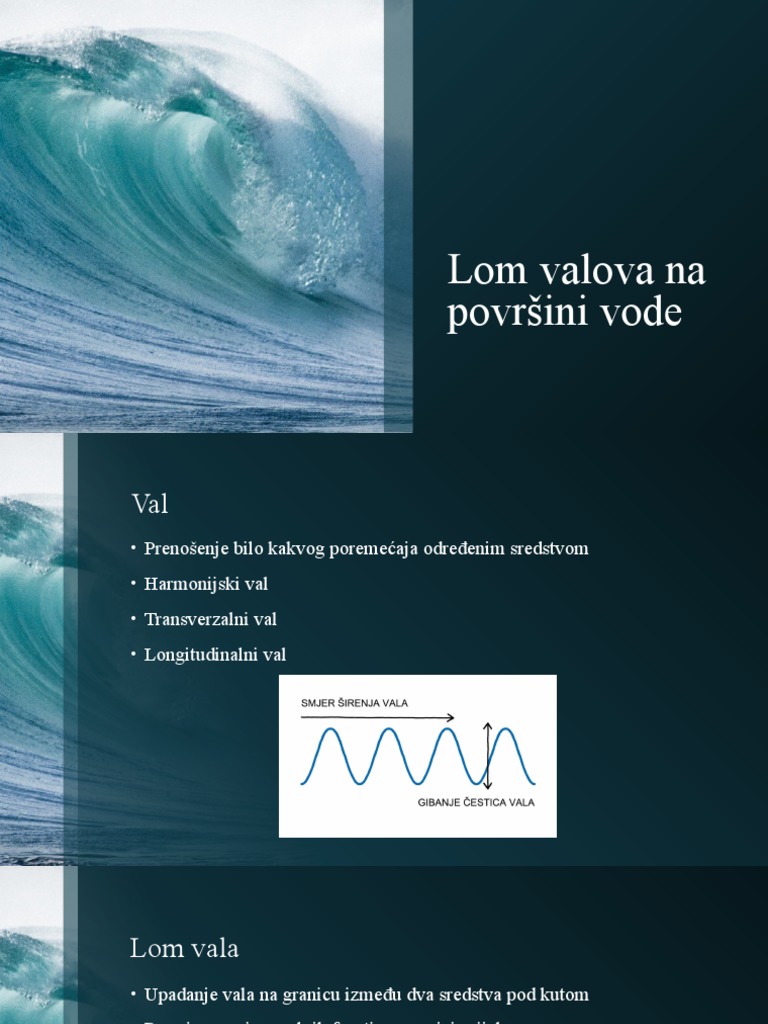 Lom valova na površini vode | PDF
