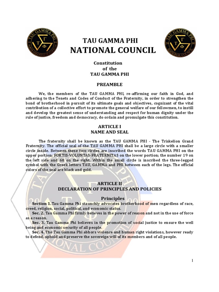 TGP National-Constitution-2000-2021-Official | PDF