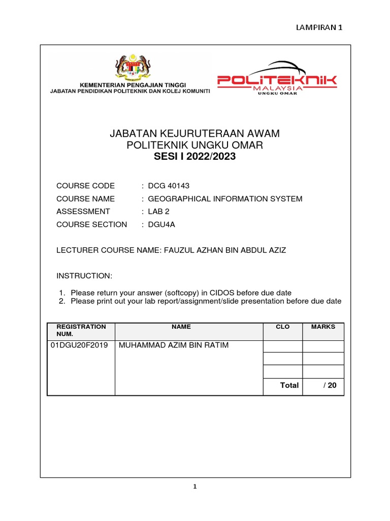 Lab2 - F2019 - Muhammad Azim | PDF
