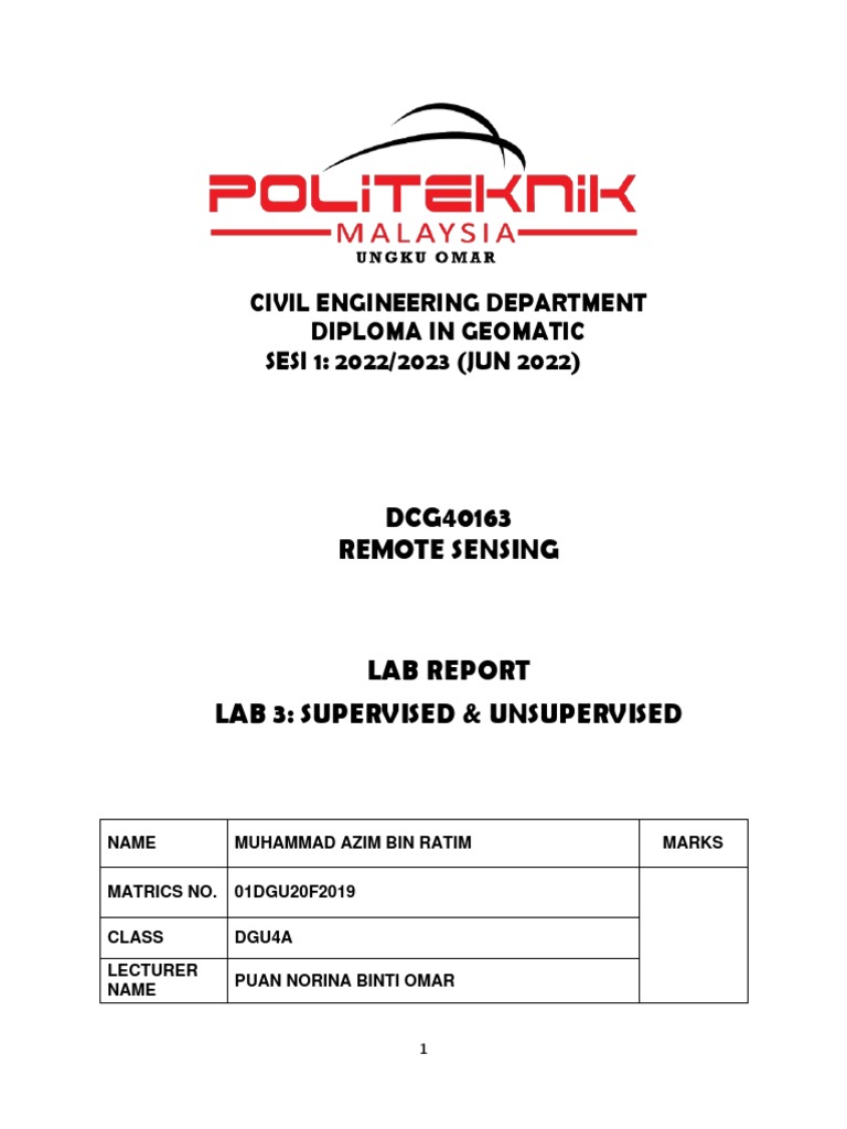 Lab 3 DCG40163 01dgu20f2019 | PDF | Teaching Methods & Materials | Technology & Engineering