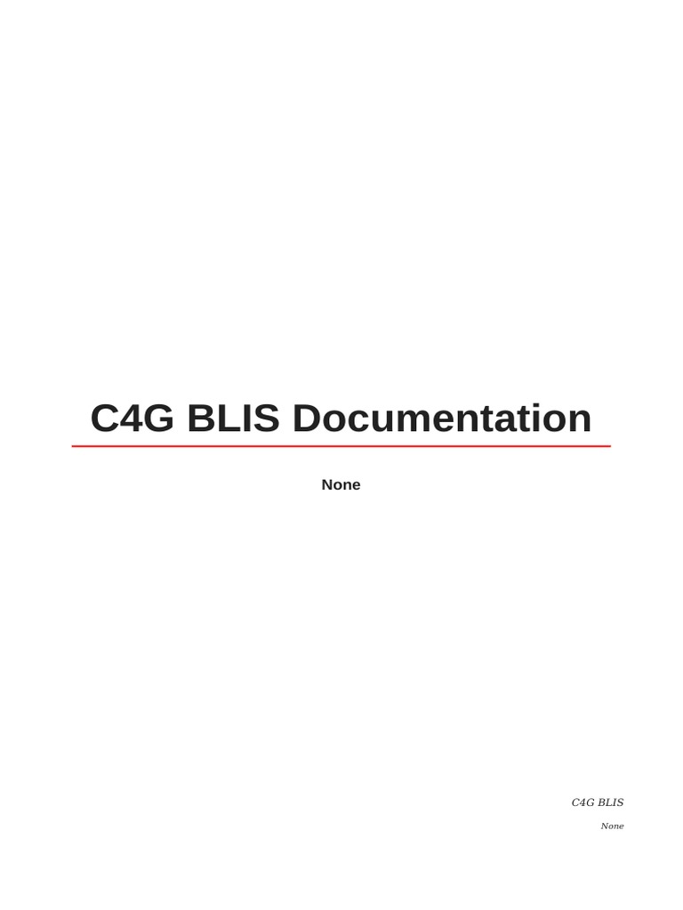 BLIS User Guide | PDF | Microsoft Windows | Installation (Computer Programs)