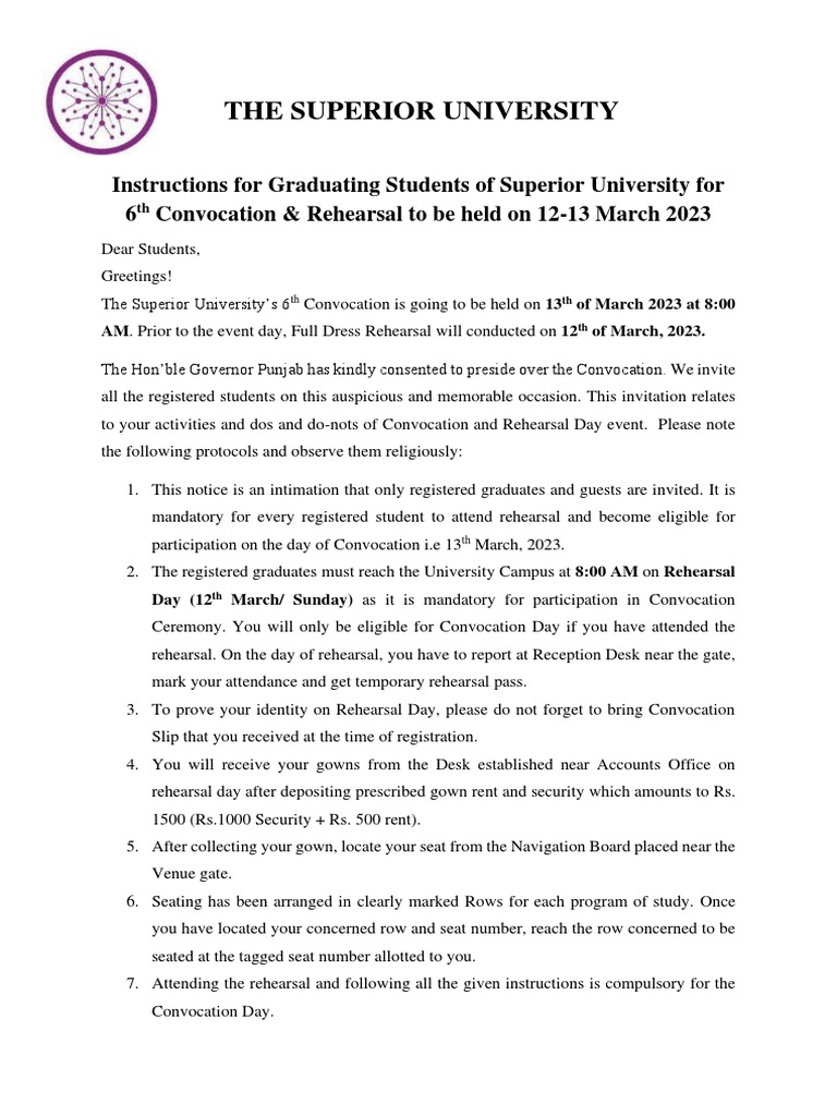 Convocation 2023 Download Free Pdf Master Of Science Bachelor Of