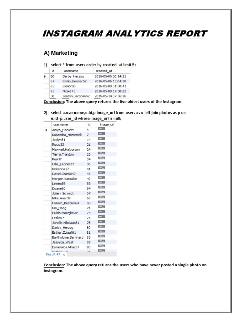 Trainity Insta Analytics Report | PDF | Business