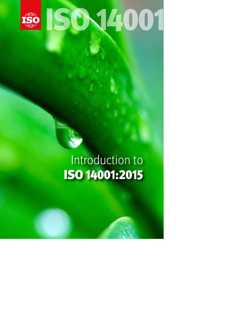 Introduction To ISO 14001 2015 | PDF