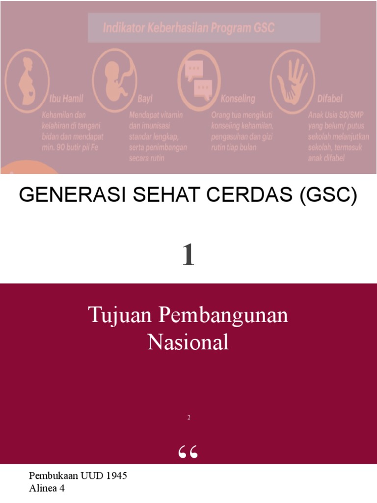 Generasi Sehat Dan Cerdas | PDF