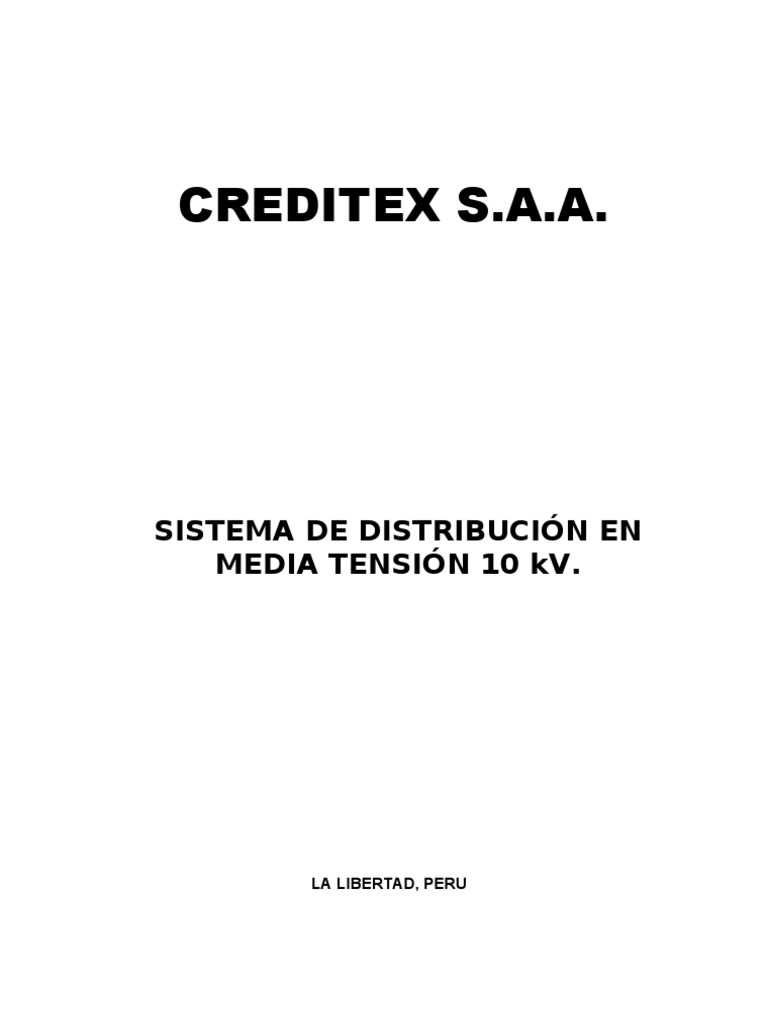 Sistema de Distribución Creditex | PDF | Aluminio | Corrosión