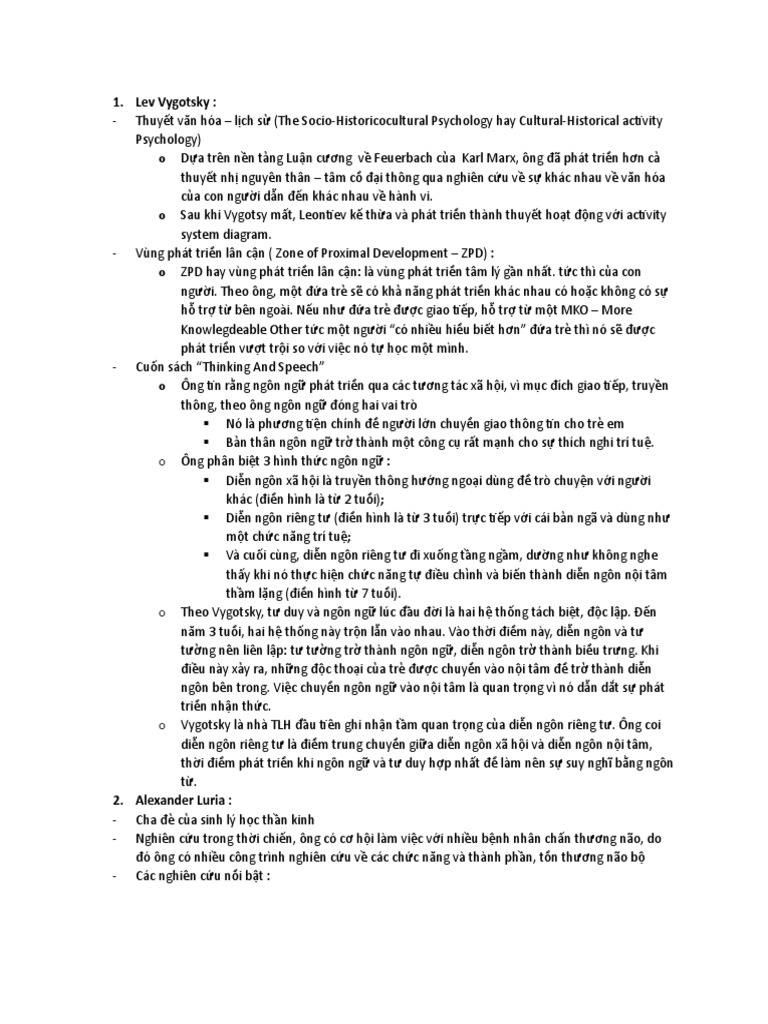 Lev Vygotsky | PDF