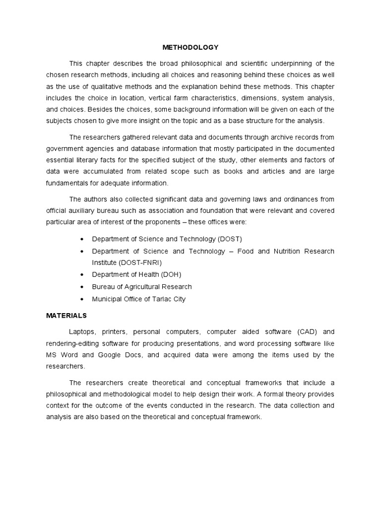 Chapter 3 Intro | PDF | Data | Methodology
