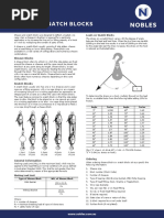 Rigging Equipment Capacity Charts | PDF