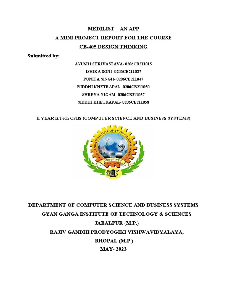 Report- Design Thinking (1) | PDF