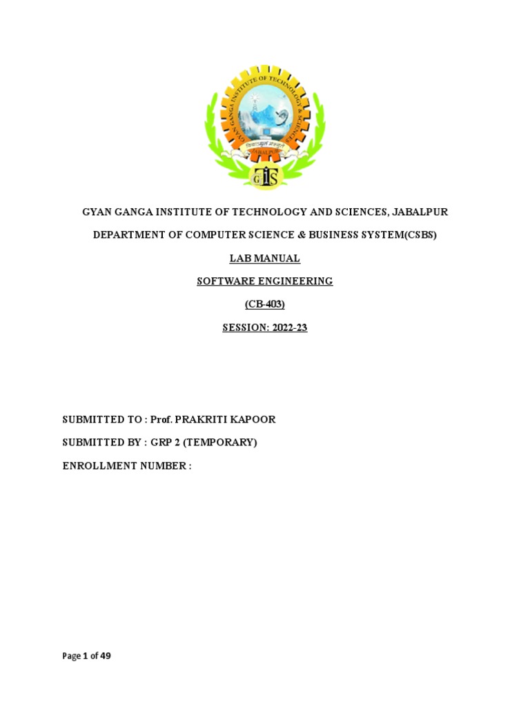 CSBS Software Engineering Lab Guide | PDF | Inheritance (Object Oriented Programming) | Class ...