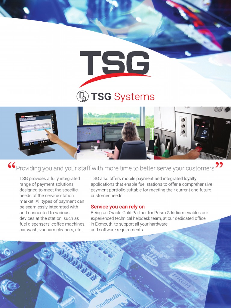 TSG Systems Leaflet 1 | PDF