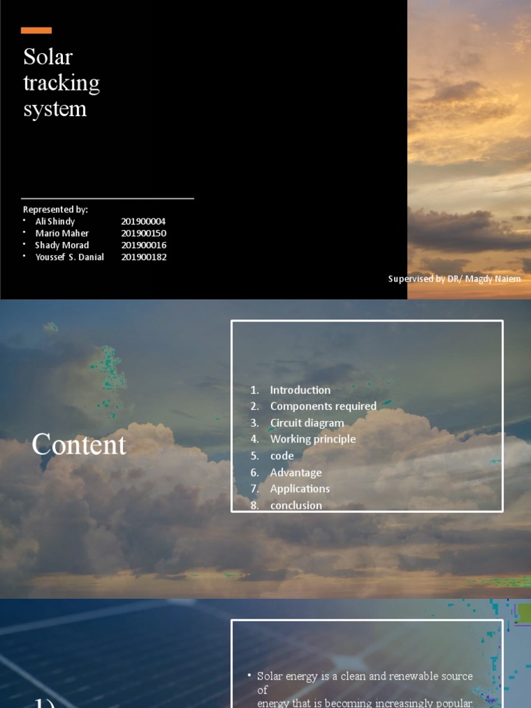 Solar Tracking System | PDF | Electronic Circuits | Solar Panel
