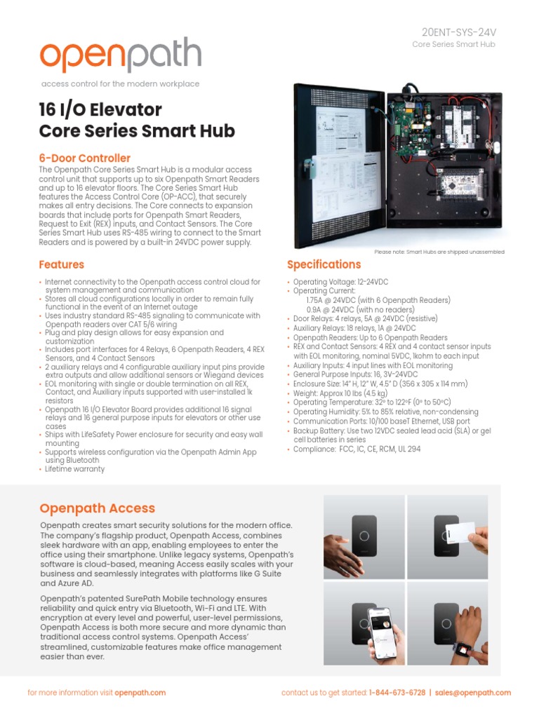 Data Sheet - 20ENT-SYS-24V | PDF