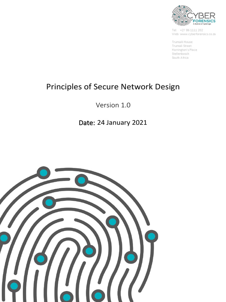 Principles of Secure Network Design - Presentation | PDF
