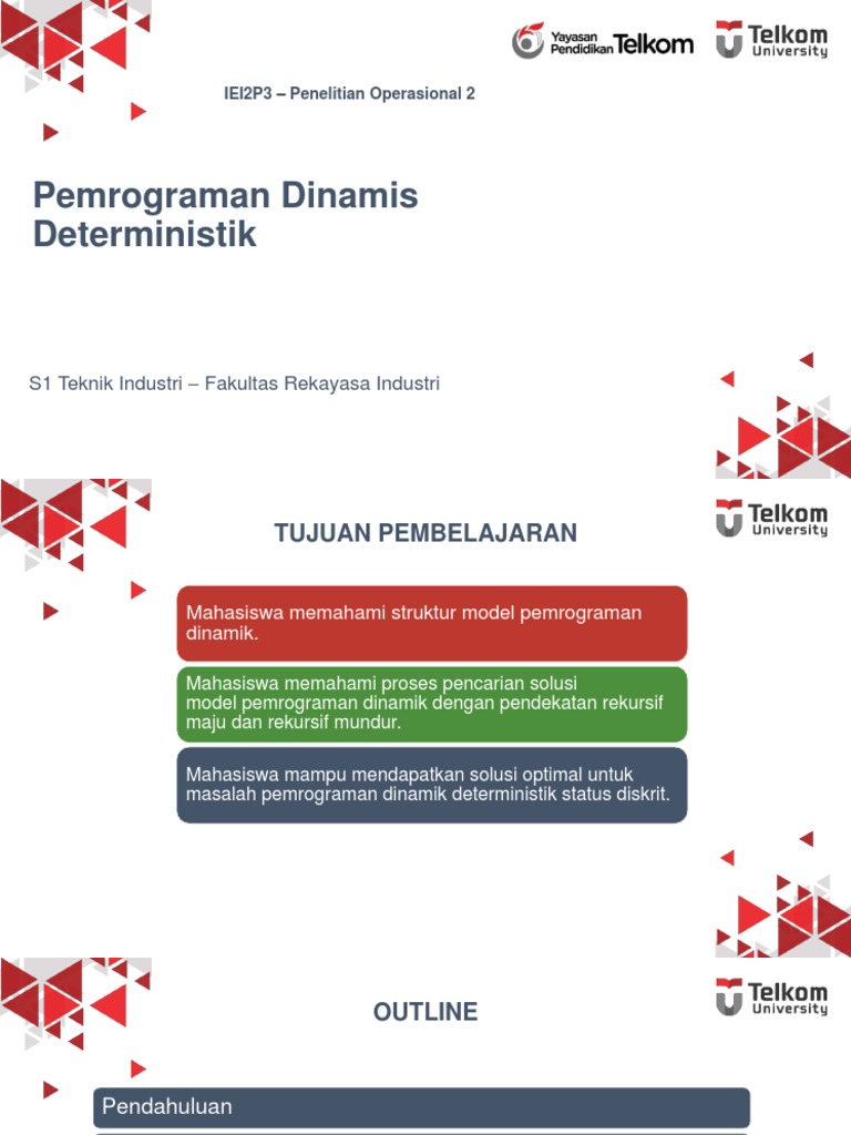 04 Pemrograman Dinamis Deterministik | PDF