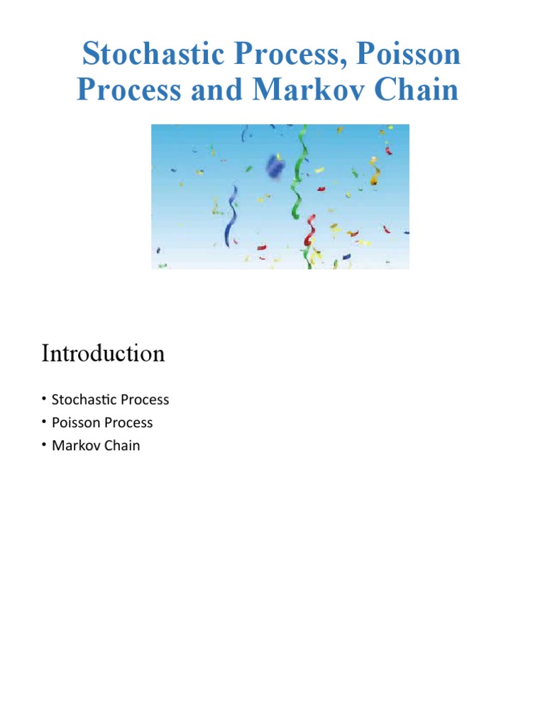 Week 3-Stochastic Processes | PDF | Stochastic Process | Markov Chain