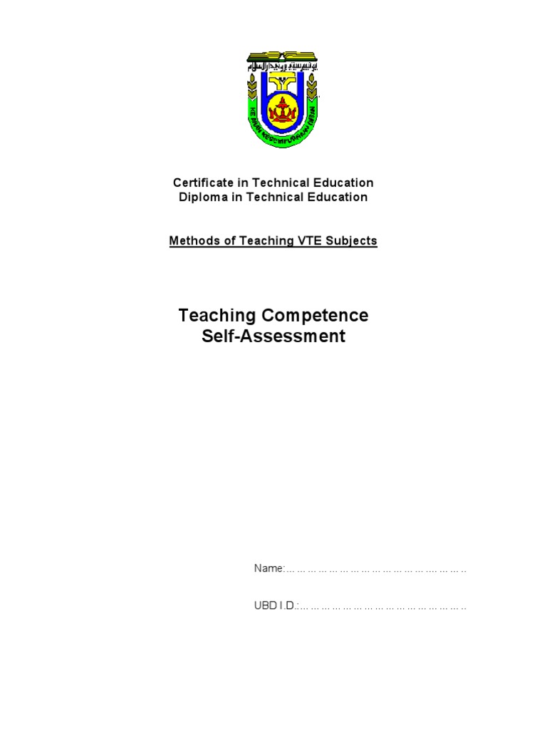 Teaching Competence Questionnaire | PDF | Competence (Human Resources ...