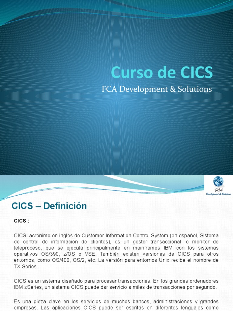 CURSO CICS PPT | PDF