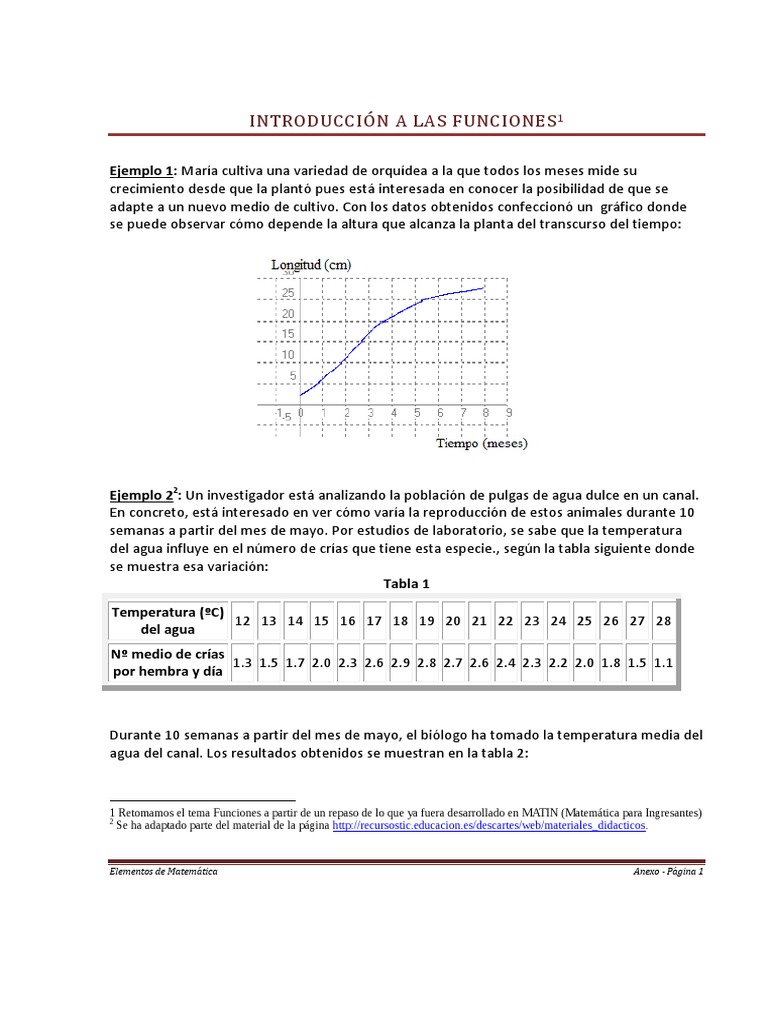 Introduccion Funciones | PDF | Función (Matemáticas) | Variable ...
