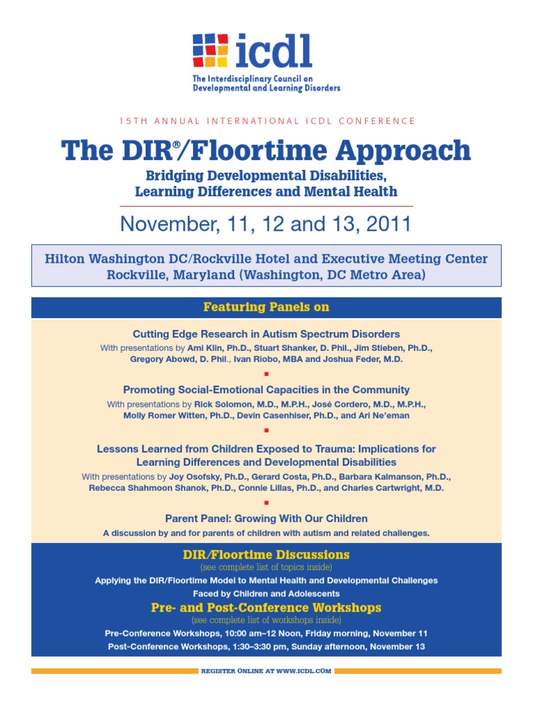 DIR/Floortime ICDL Annual Conference November 11-13 2011 | PDF ...