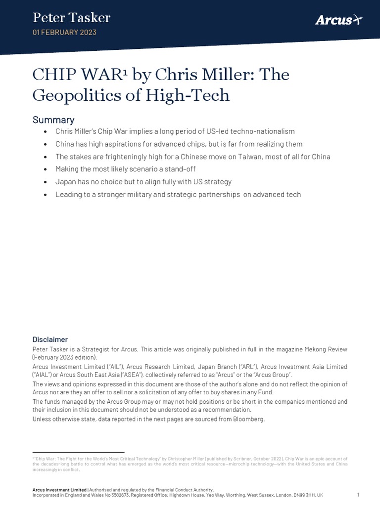 CHIP War | PDF