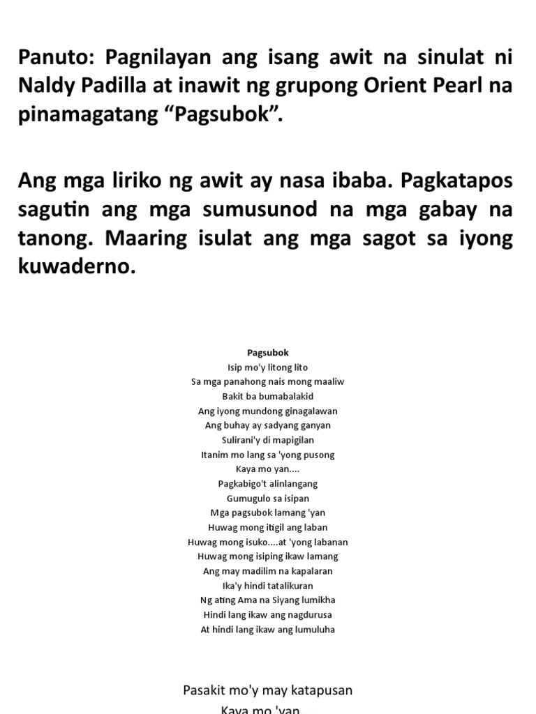 Q3 M5 - Pagtupad NG Itinakdang Mithiin | PDF