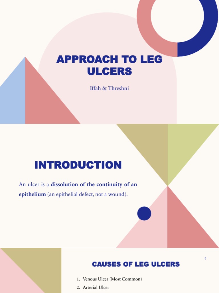 Approach To Leg Ulcers | PDF