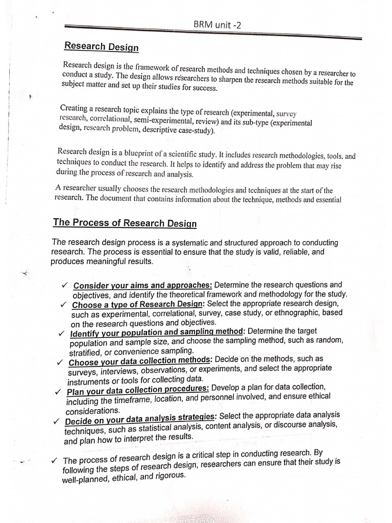 BRM Unit-2 | PDF