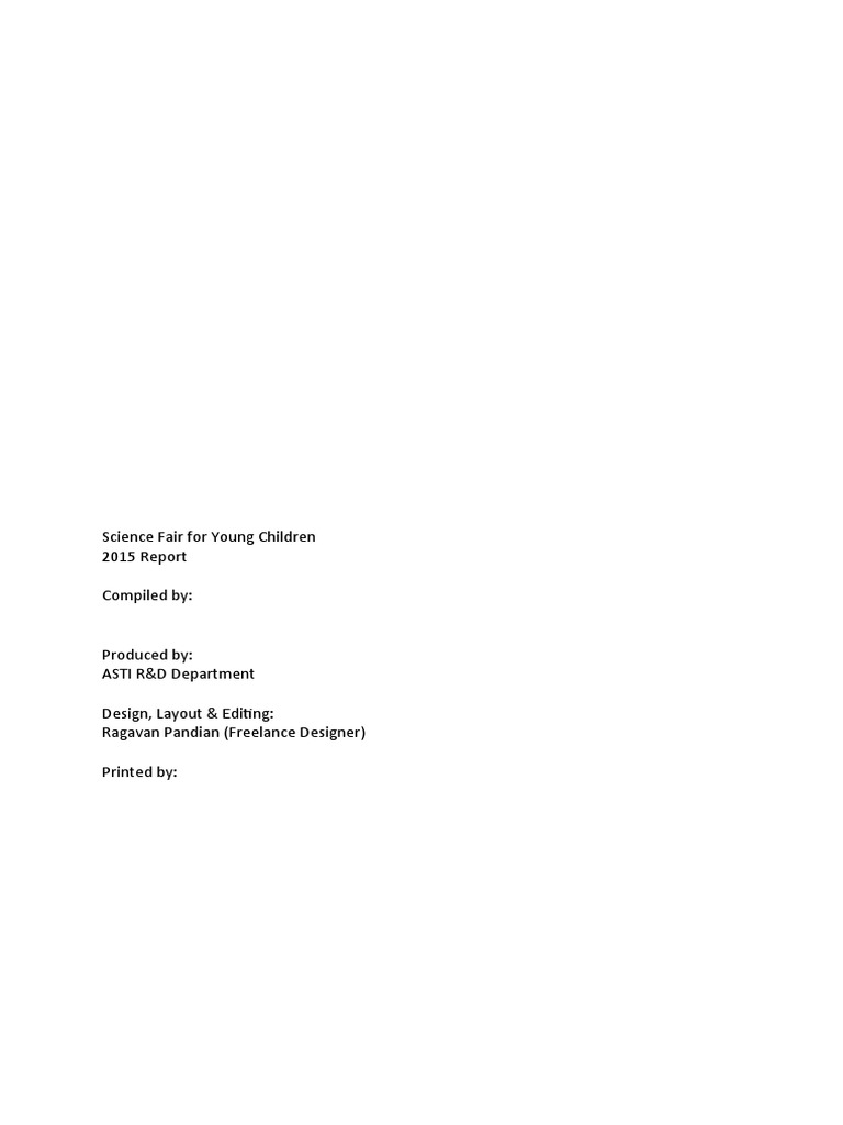 SFYC 2015 Report | PDF