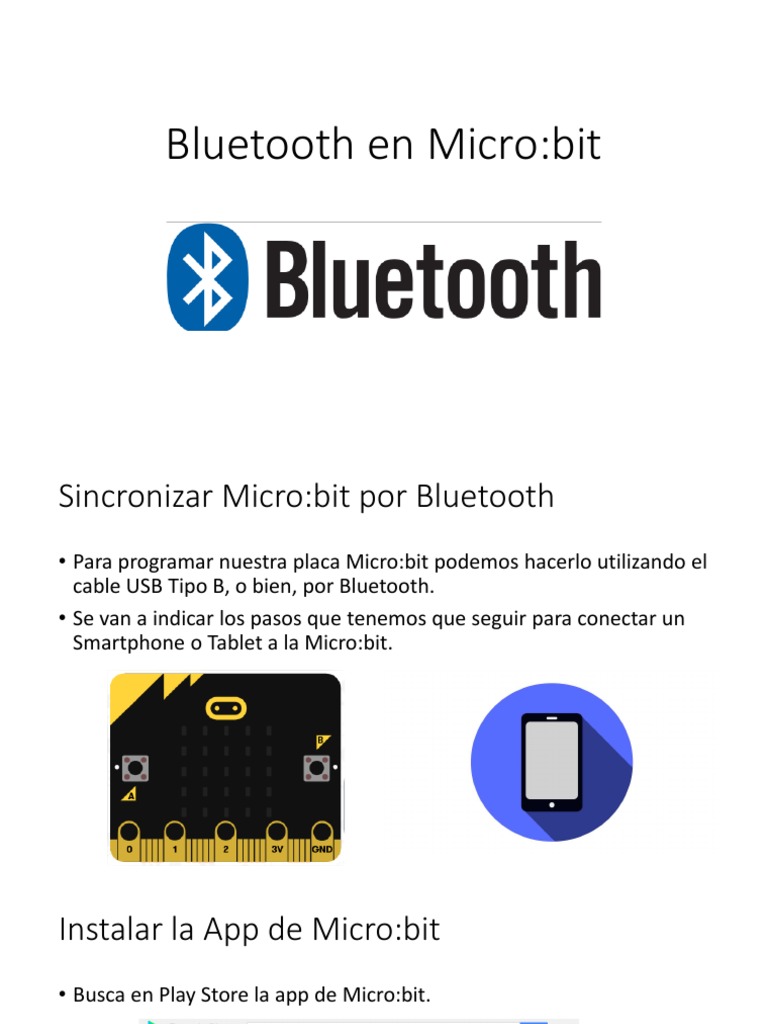 02 Bluetooth en Microbit | PDF