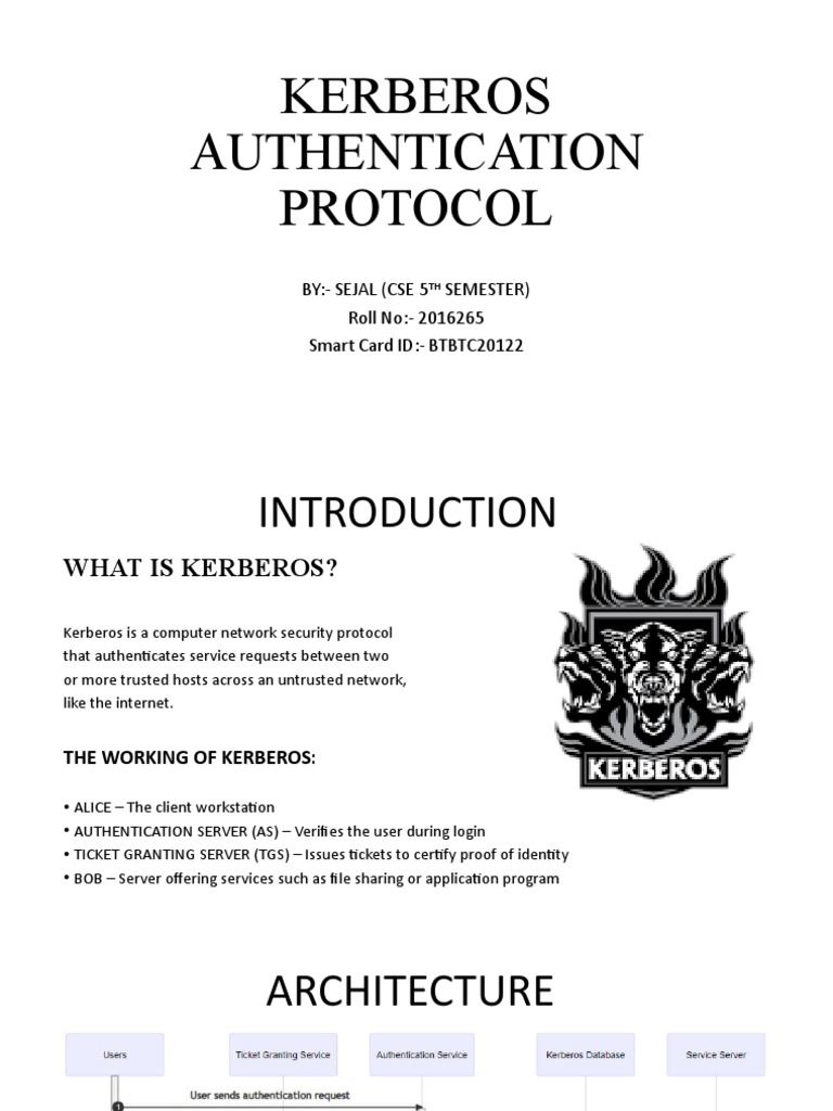 Kerberos Authentication Protocol | Download Free PDF | Telecommunications | Access Control