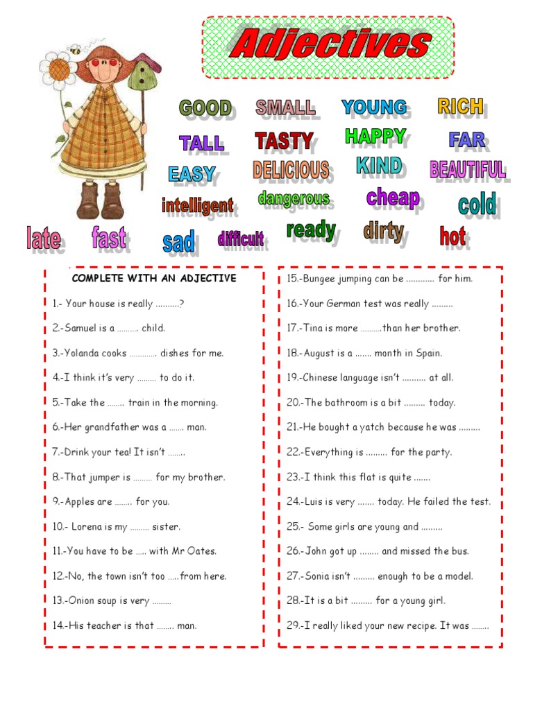 Adjectives Icebreakers 127864 | PDF