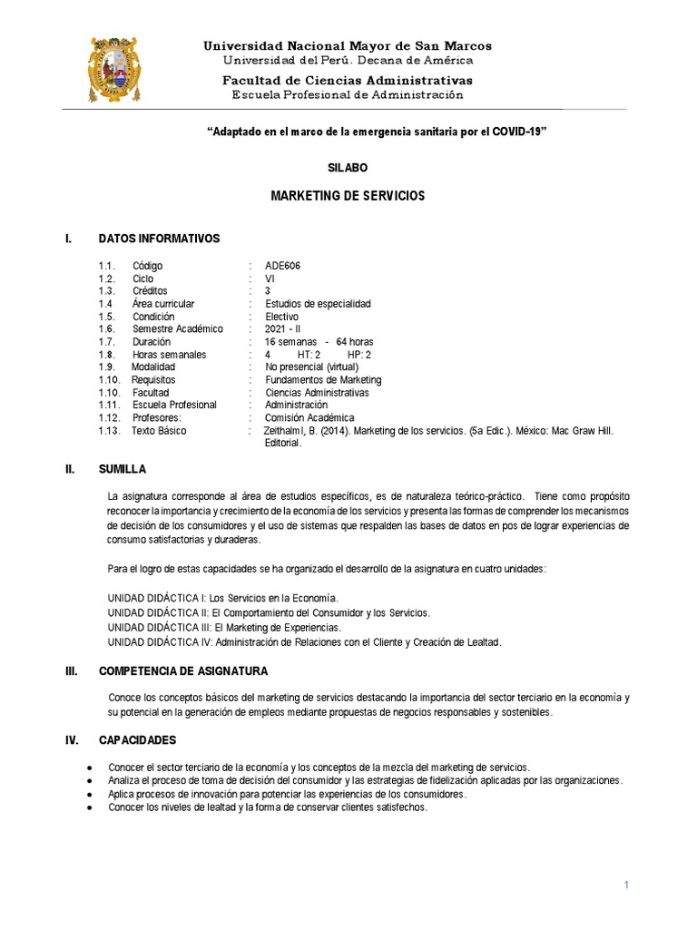 6 ADM Marketing de Servicios | PDF | Evaluación | Marketing