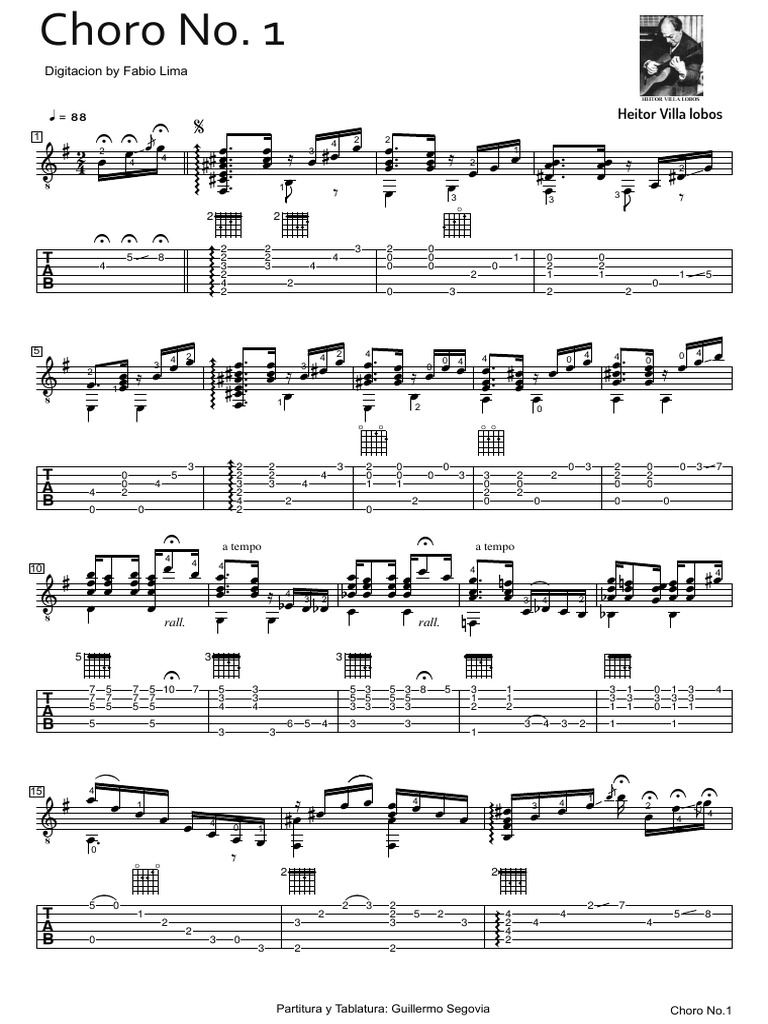 Choro No. 1 | PDF